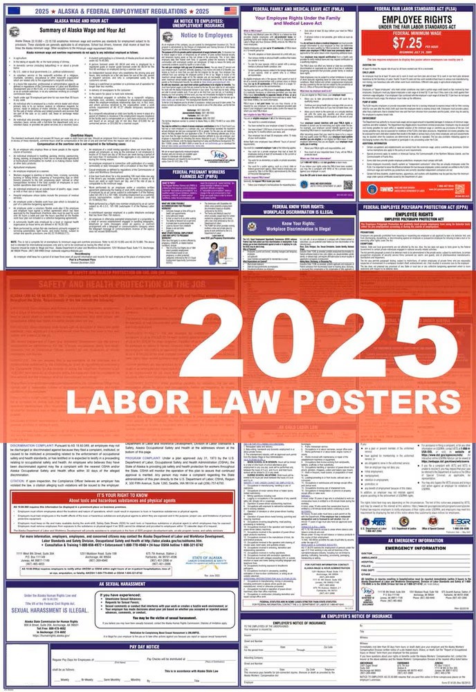 2026 Alaska State and Federal Combo Poster - First American Safety