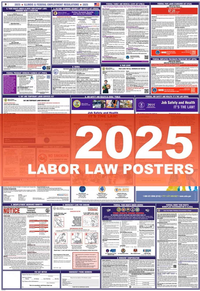 2026 Illinois State and Federal Combo Poster - First American Safety