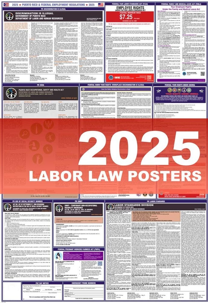 2025 Puerto Rico and Federal Combo Poster - First American Safety