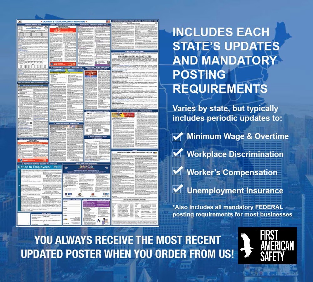 2026 Alabama State and Federal Combo Poster - First American Safety